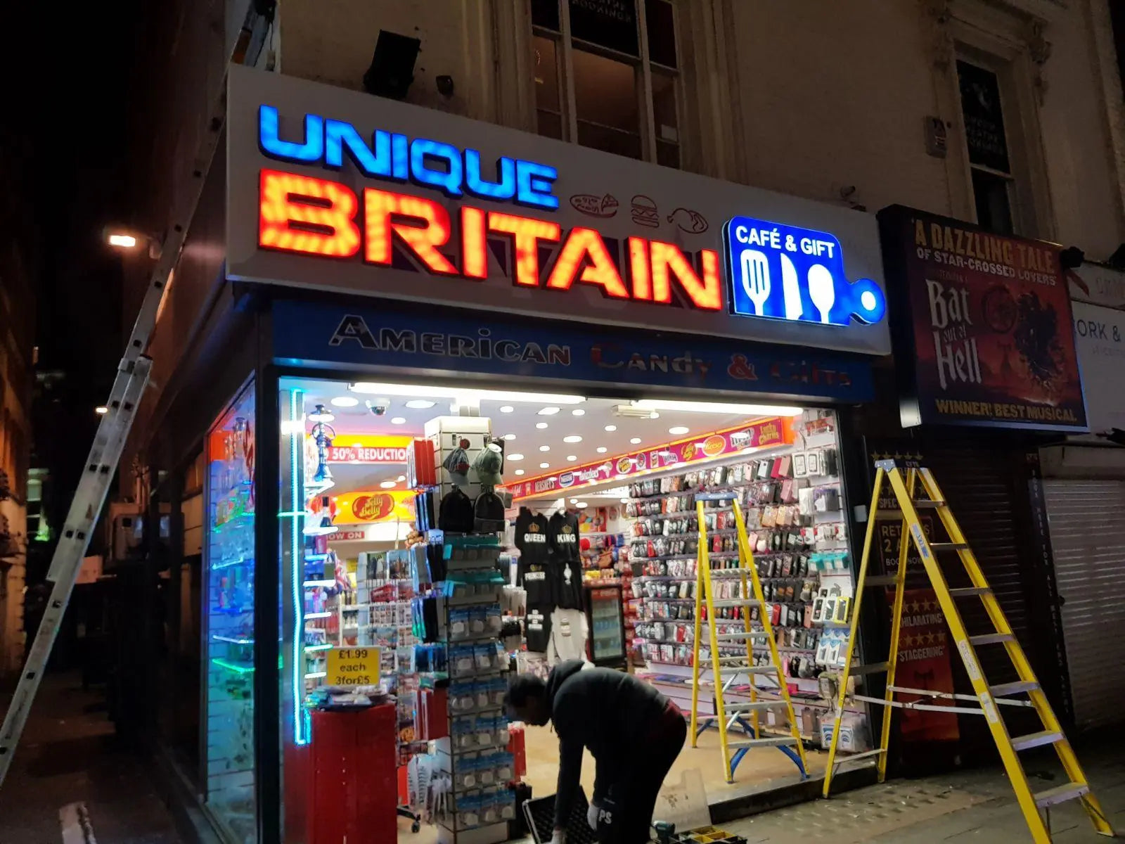 Oval Projection – First Stop Signs Print