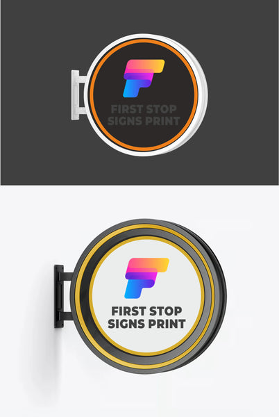 Projection Signs - First Stop Signs Print